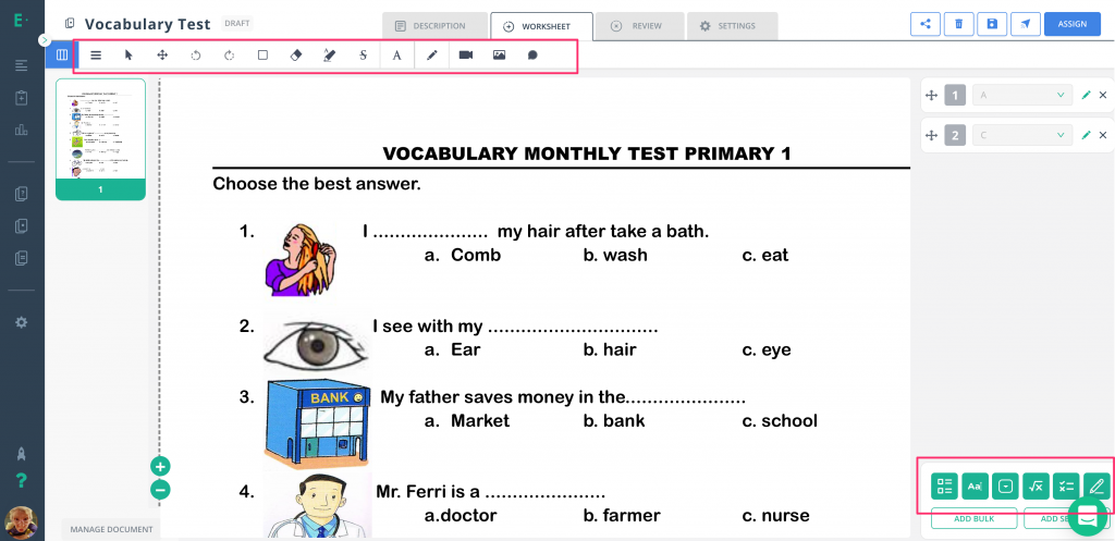 SnapQuiz- Turn a Paper Based Assessment to Digital
