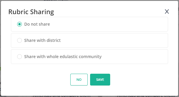 How to Modify a Shared Rubric