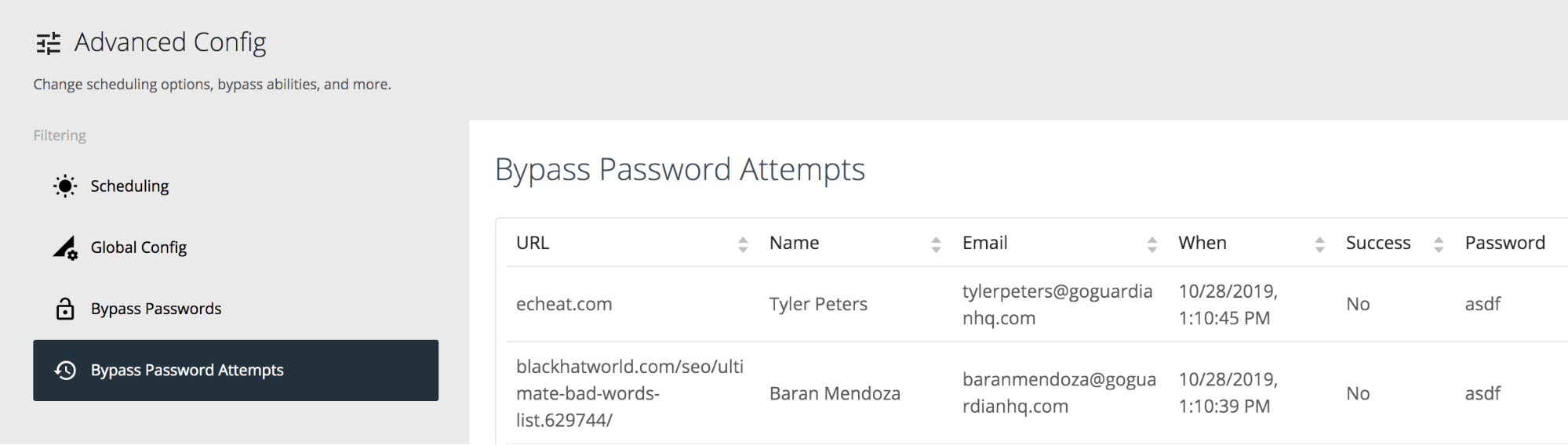 Bypass Passwords & Best Practices