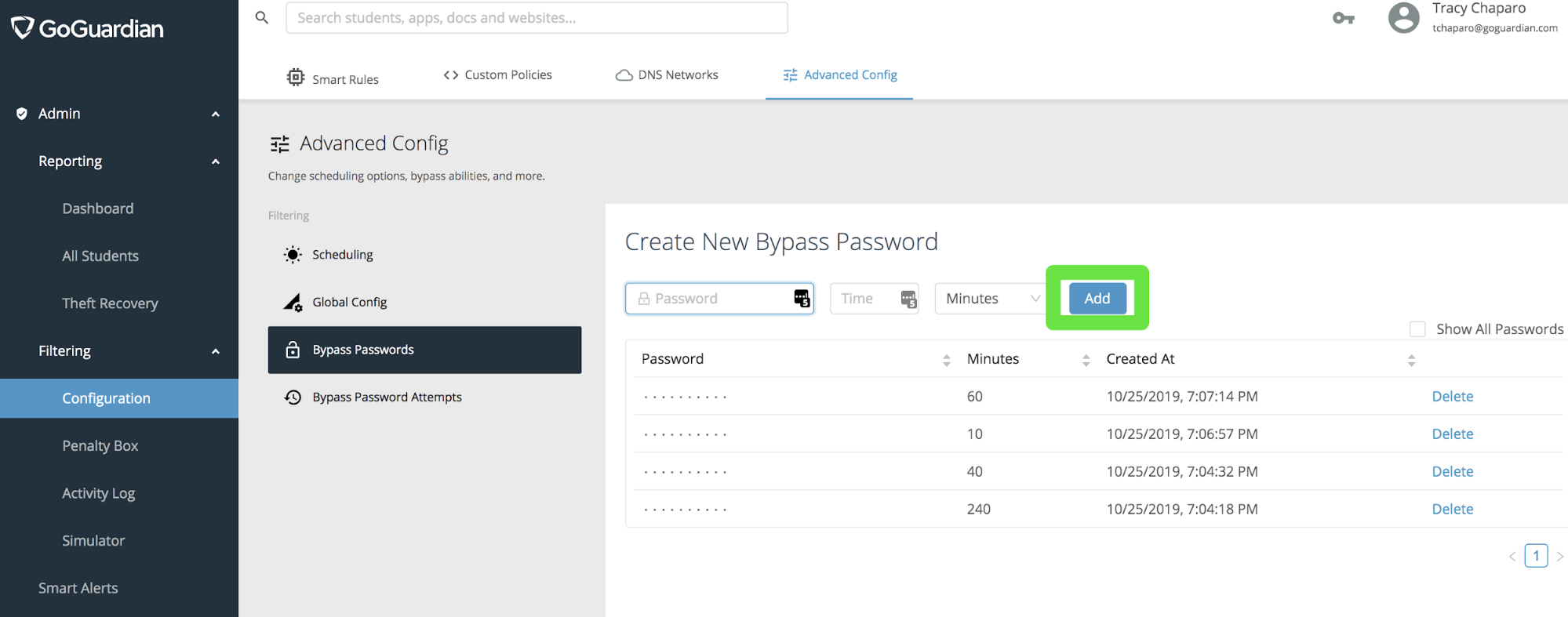 Bypass Passwords & Best Practices
