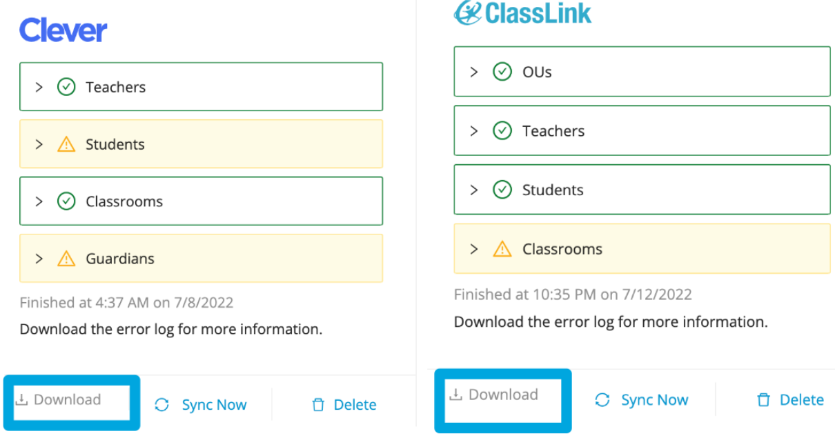Integration Errors: Clever and ClassLink Error Troubleshooting