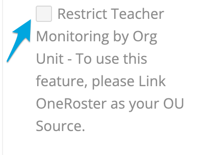 Integration with OneRoster