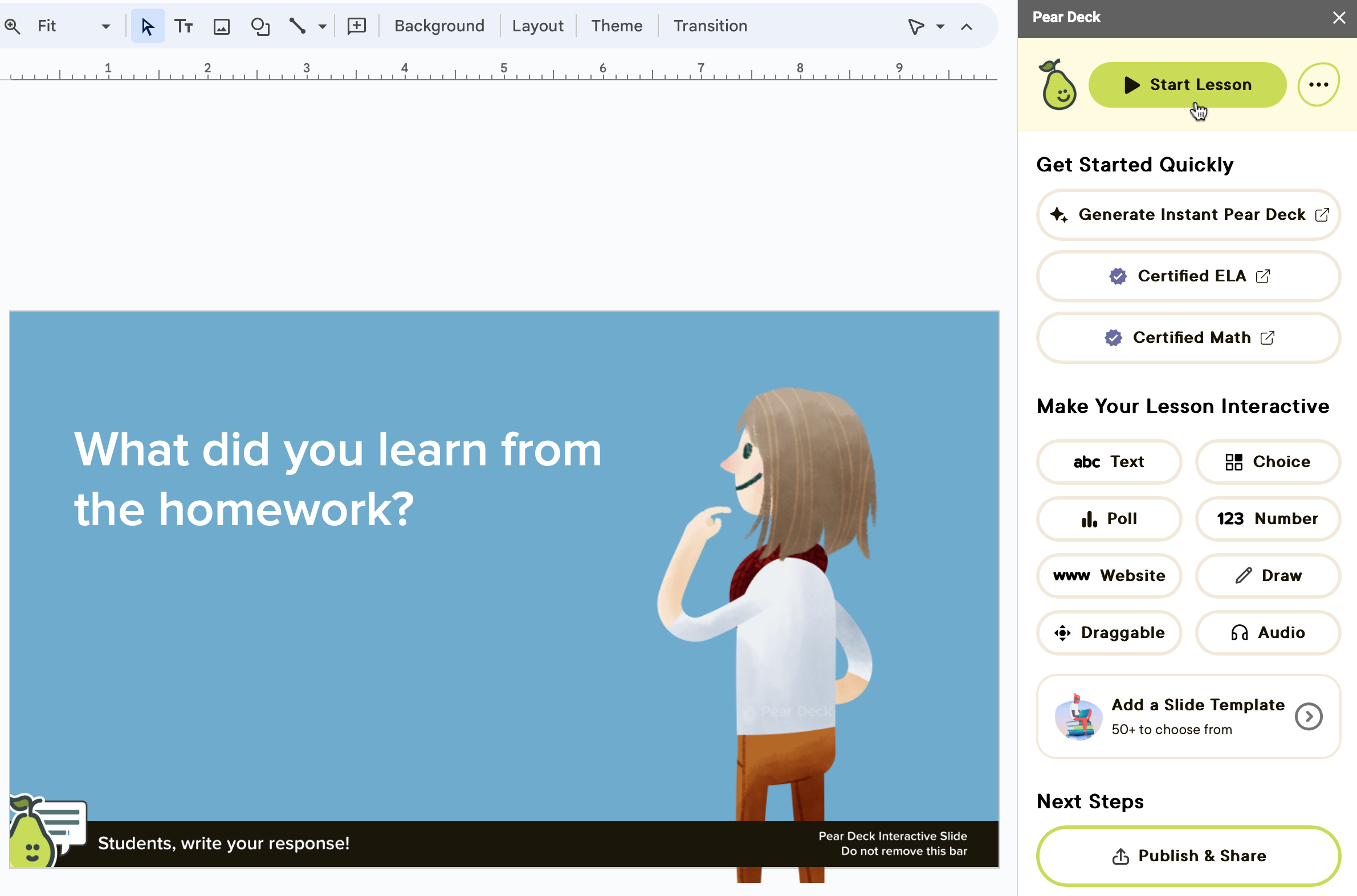 How to Teach a Remote Lesson with Pear Deck
