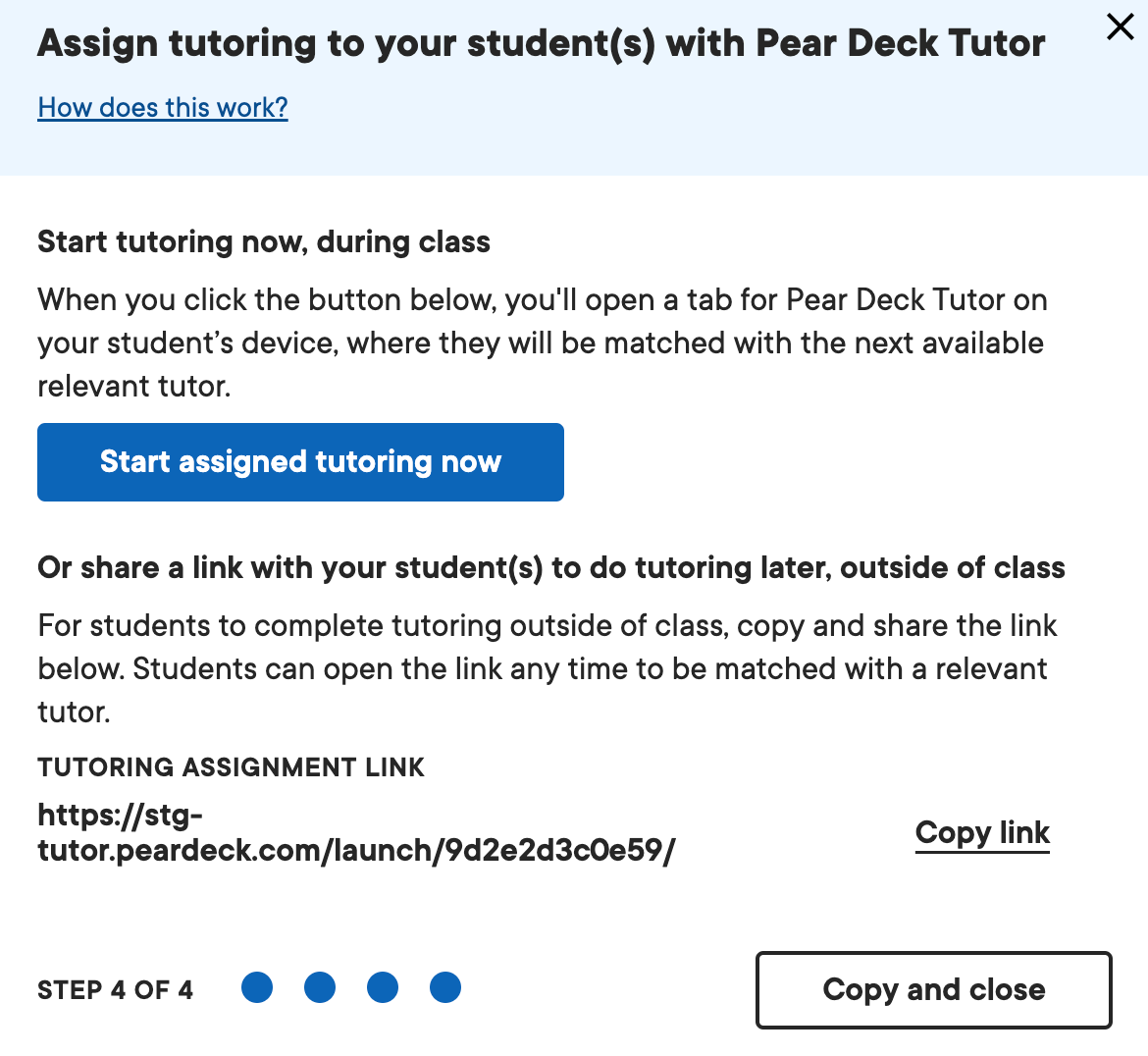 Pear Deck Tutor Integration for GoGuardian Teacher