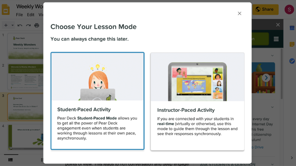 How to Create a New Pear Deck Lesson