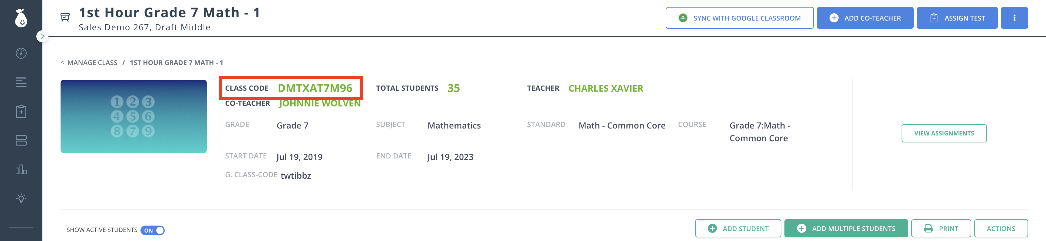 Enroll Students into Pear Assessment