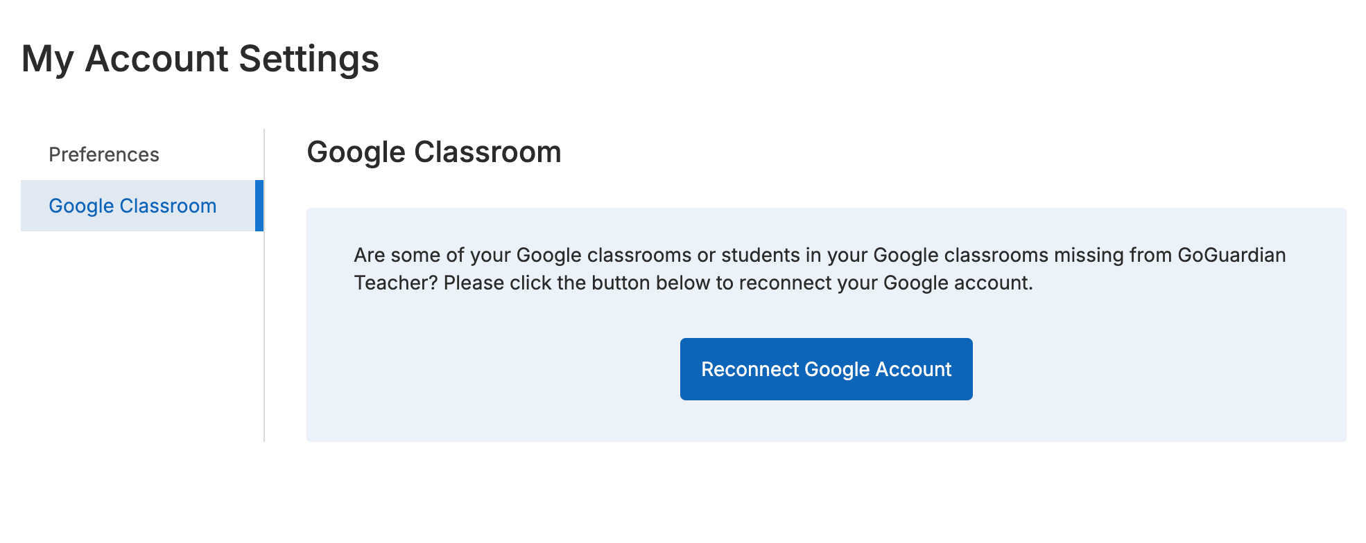 Troubleshoot Google Classroom Issues (GoGuardian Teacher)