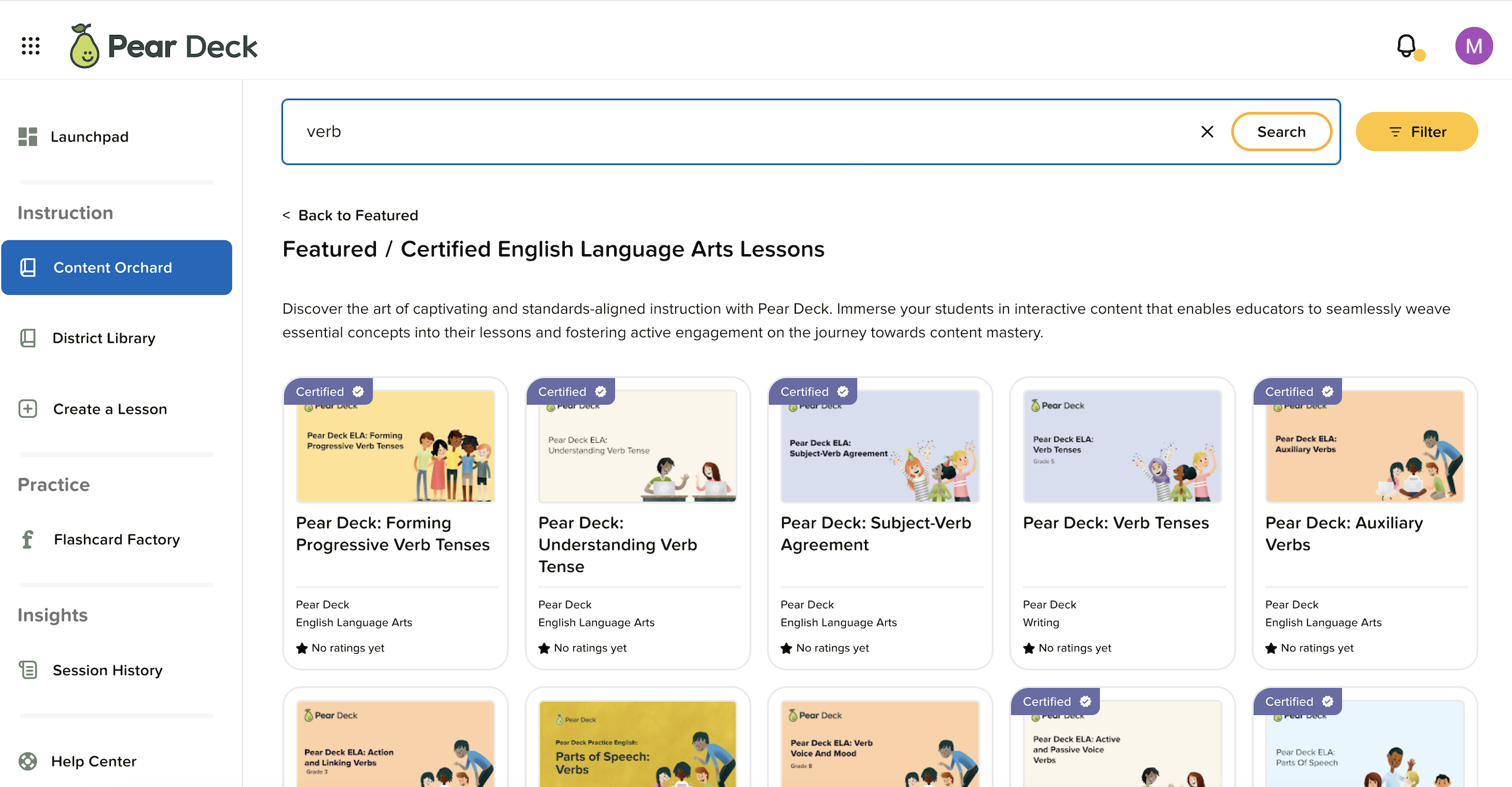 Pear Deck Certified Content