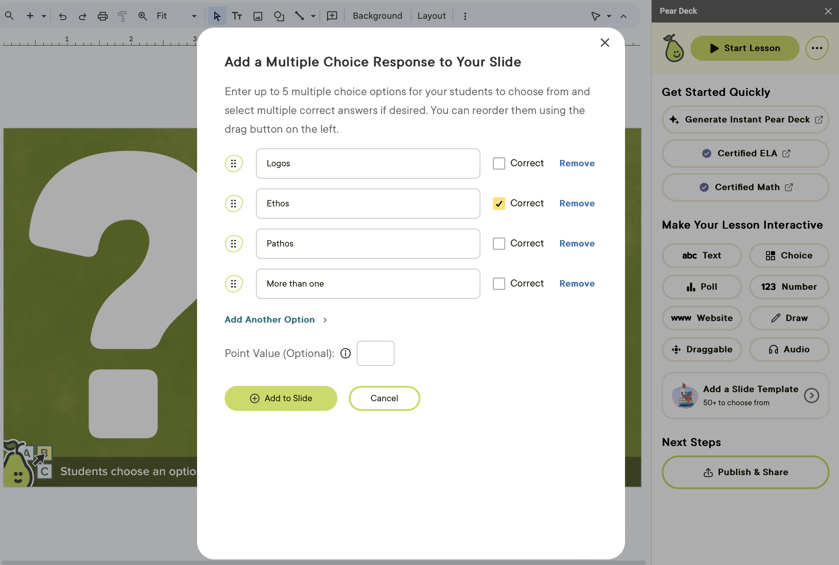 The Six Interactive Question Types