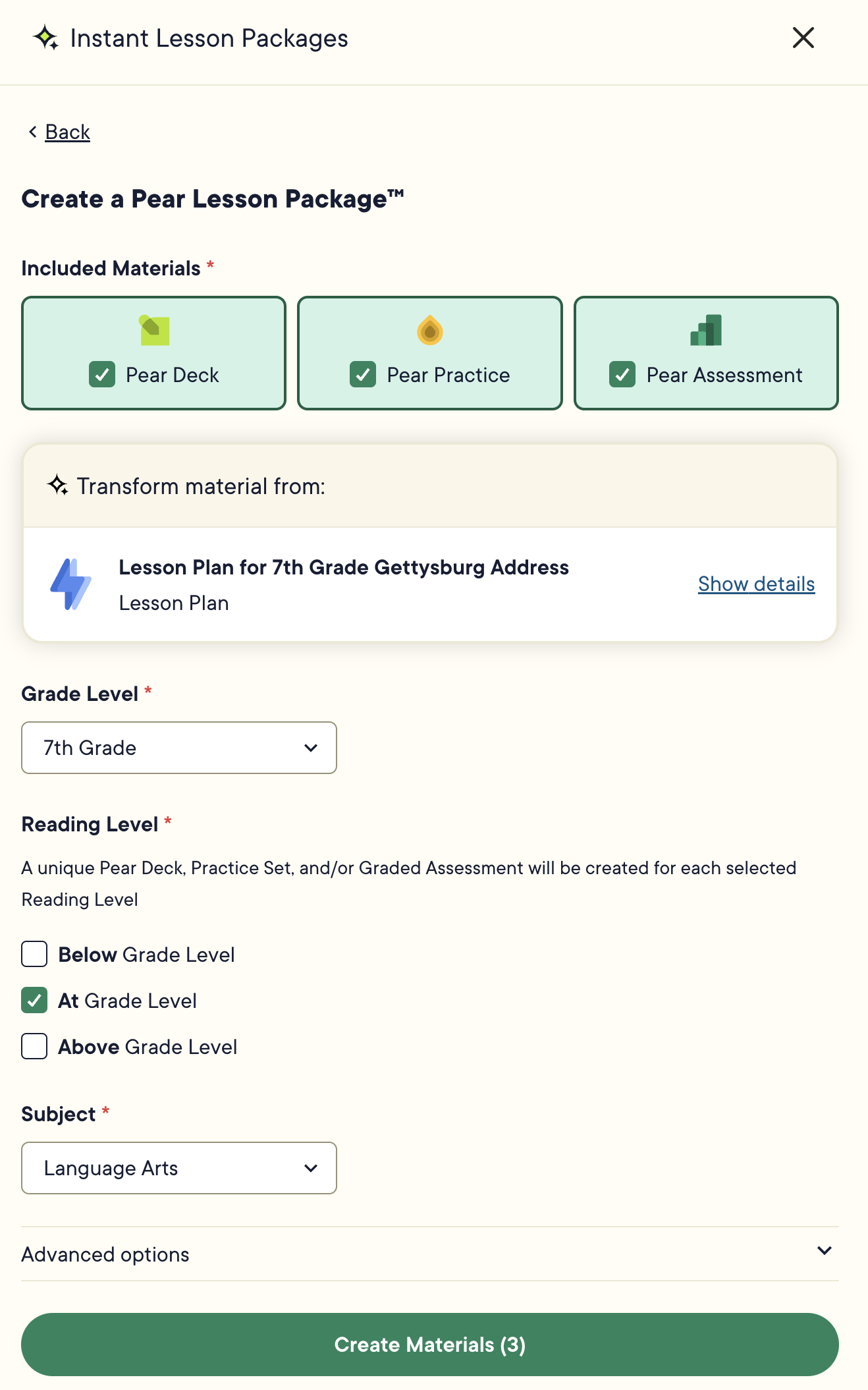 Pear Start Tools Overview